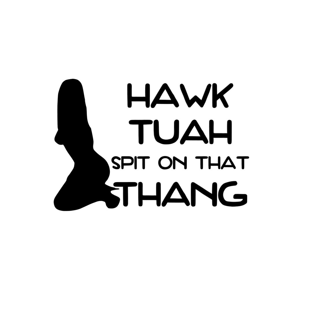 Hawk Tuah 3 Vinyl Decal Stickers Bottle Glass Caradult, Funny, 18, Rude ...