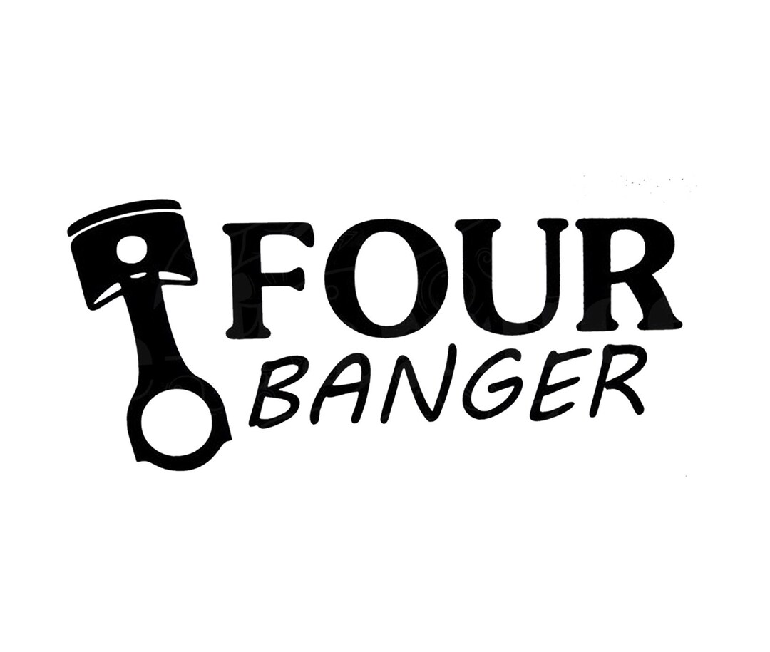 Four Banger Vinyl Decal Stickers Bottle Funny Rude Adult - Etsy