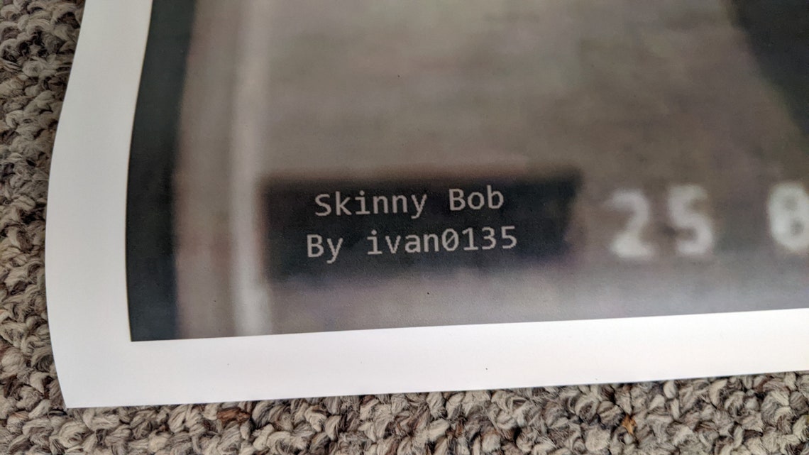 Skinny Bob Alien Poster Print - Etsy