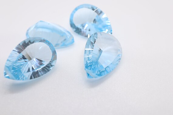 Sky Blue Topaz Pan Cut Briolette 9x14mm Natural Gemstone - Etsy