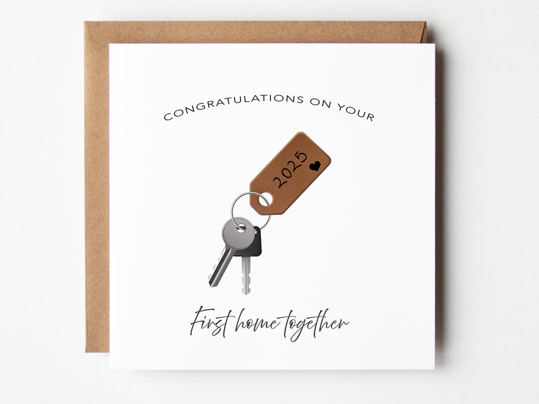 Congratulations on Your First Home - New House Card, First Home ...