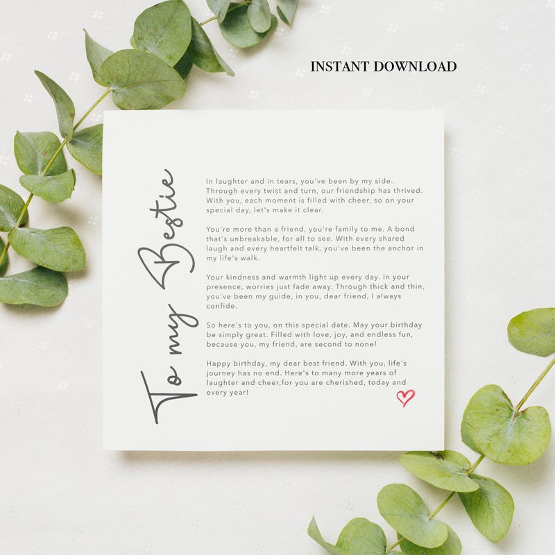 Best Friend Cards - Etsy