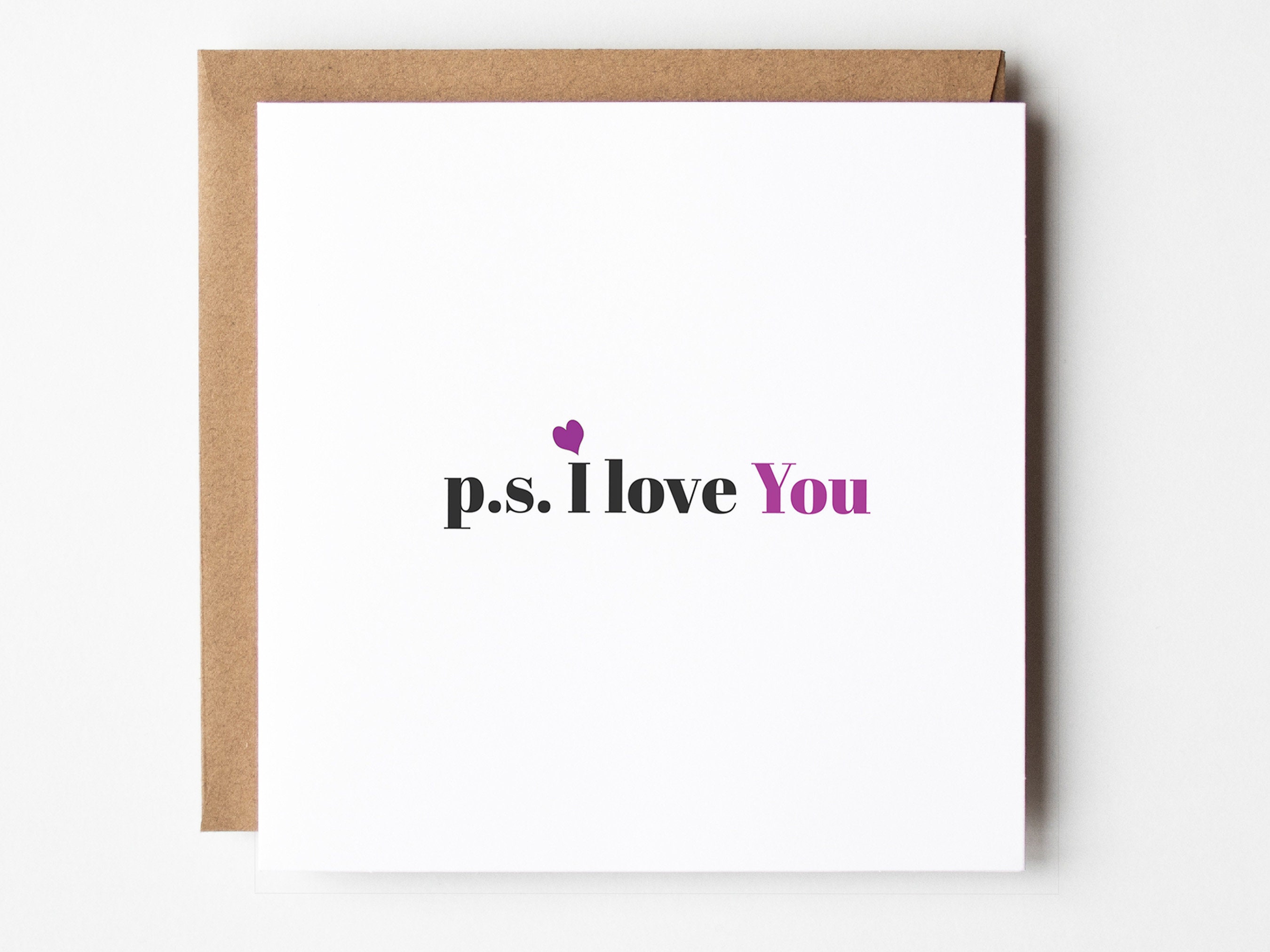 Ps I Love You Note