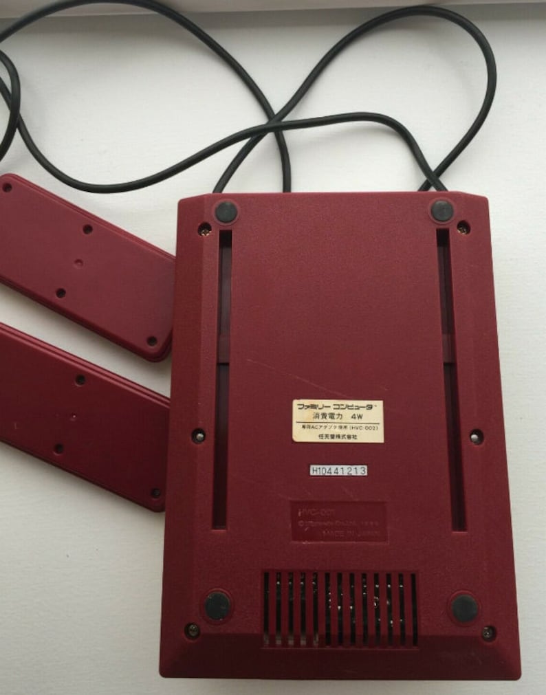 Original Nintendo Famicom Console and 2 Controllers Japan - Etsy