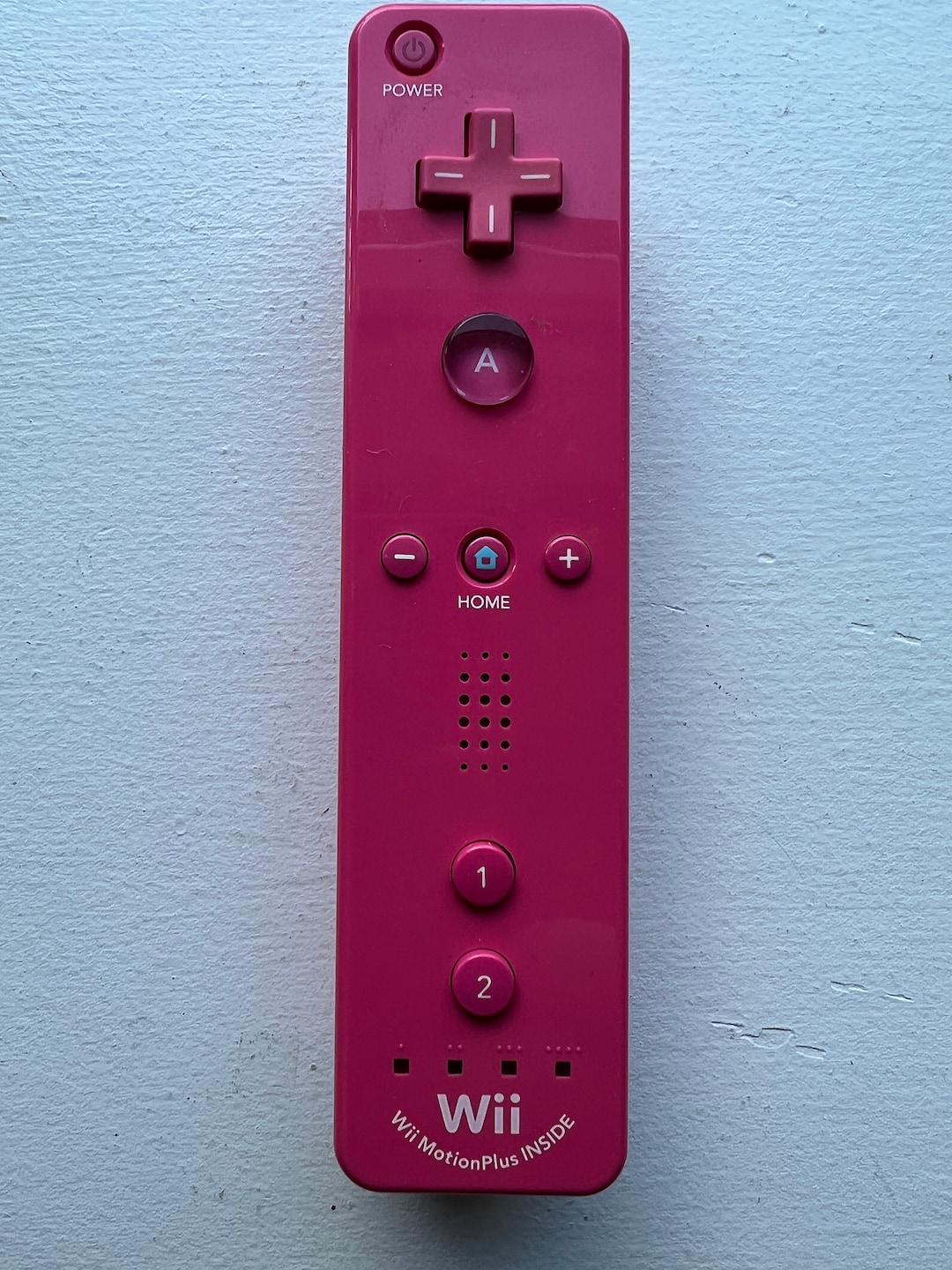 Authentic Original Nintendo Wii Motion Plus Remote Controller - Pink ...