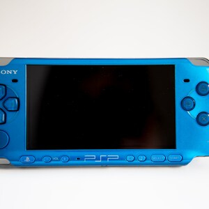 Sony PSP-3000 Vibrant Blue - Good Condition - Charger + New Battery - Etsy