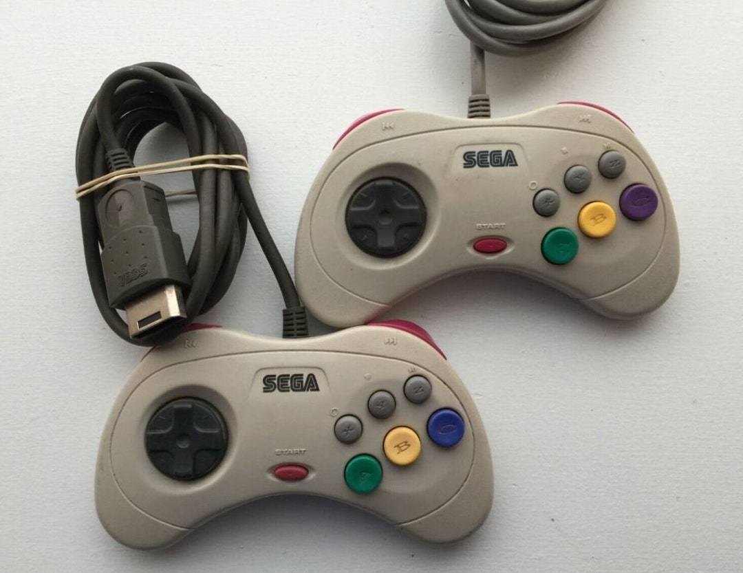 Authentic Sega Saturn Controllers White Work Fine - Etsy