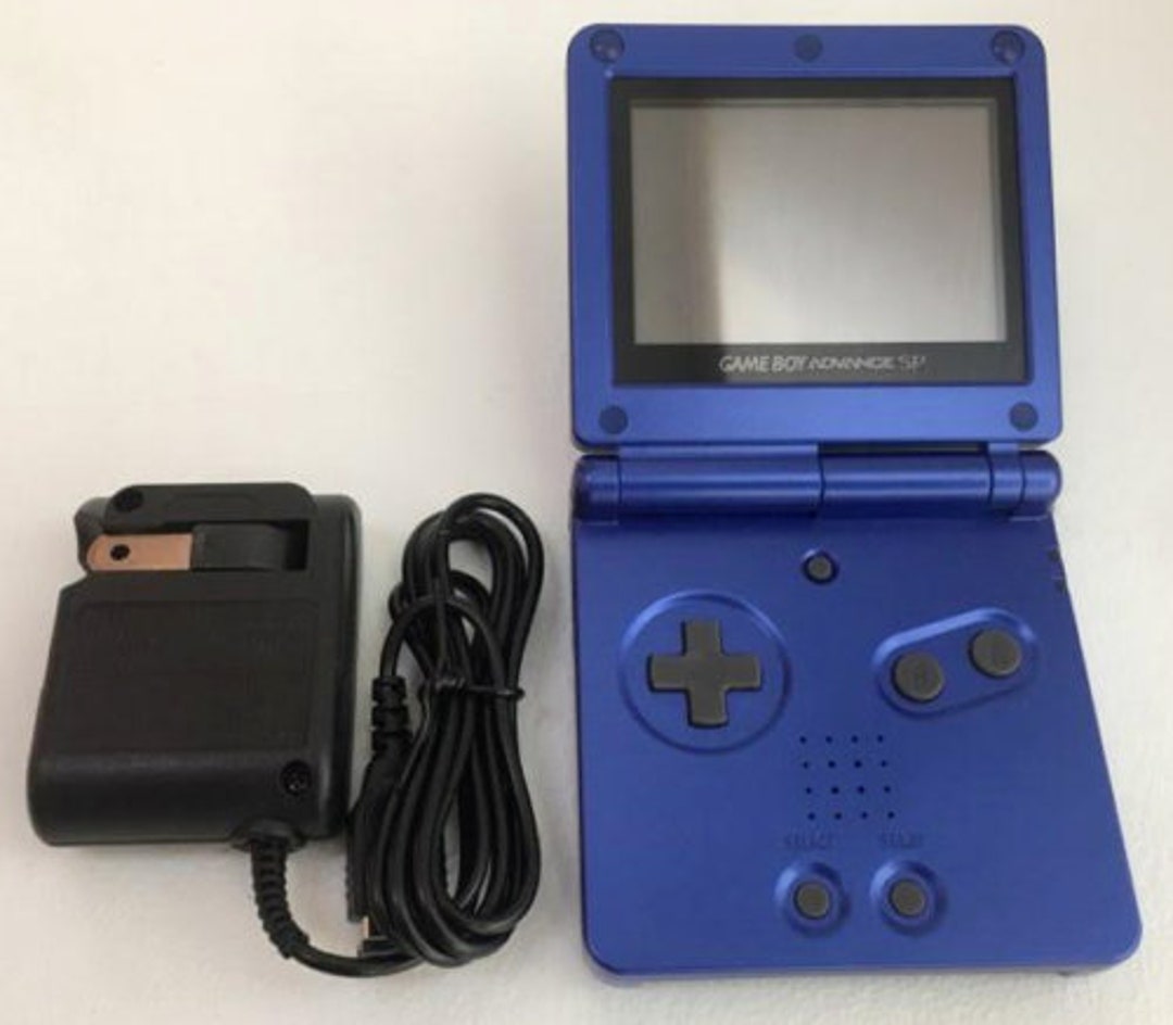 Authentic Nintendo Game Boy Advance SP - Cobalt Blue - With Charger ...