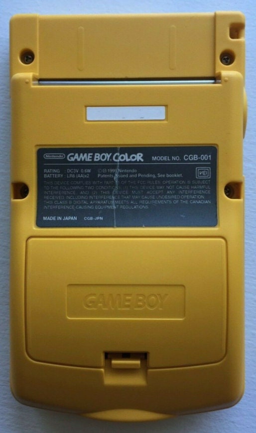 Game Boy Color Dandelion (Yellow) | atelier-yuwa.ciao.jp