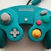 Authentic Official Nintendo Gamecube Controller - Emerald Blue - Tight ...