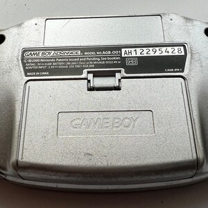 Nintendo Game Boy Gameboy Advance - Silver - 100% OEM - Etsy