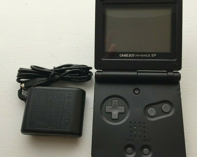 Nintendo Game Boy Advance SP Seller Refurbished - Black - AGS-101 ...