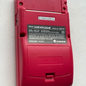 Nintendo Game Boy Gameboy Color Berry Red - 100% OEM - Etsy