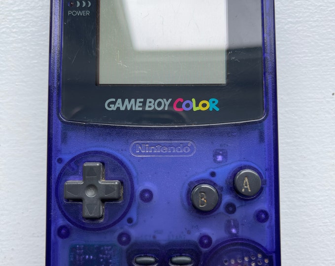 Nintendo Game Boy Gameboy Color Midnight Blue Toysrus Edition 100% OEM ...