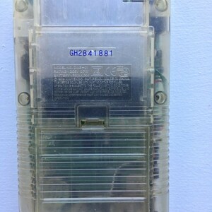 Nintendo Game Boy Original CLEAR Play It Loud DMG-01 100% OEM - Very ...