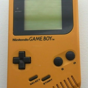 Nintendo Game Boy Original YELLOW Play It Loud DMG-01 100% OEM - Tested ...