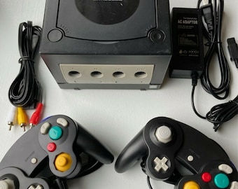 Nintendo Gamecube Silver Console Cords Controllers Ready to Play - Etsy