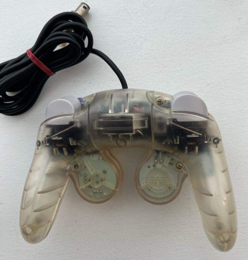 Authentic Official Nintendo Gamecube Controller - Skeleton Clear ...