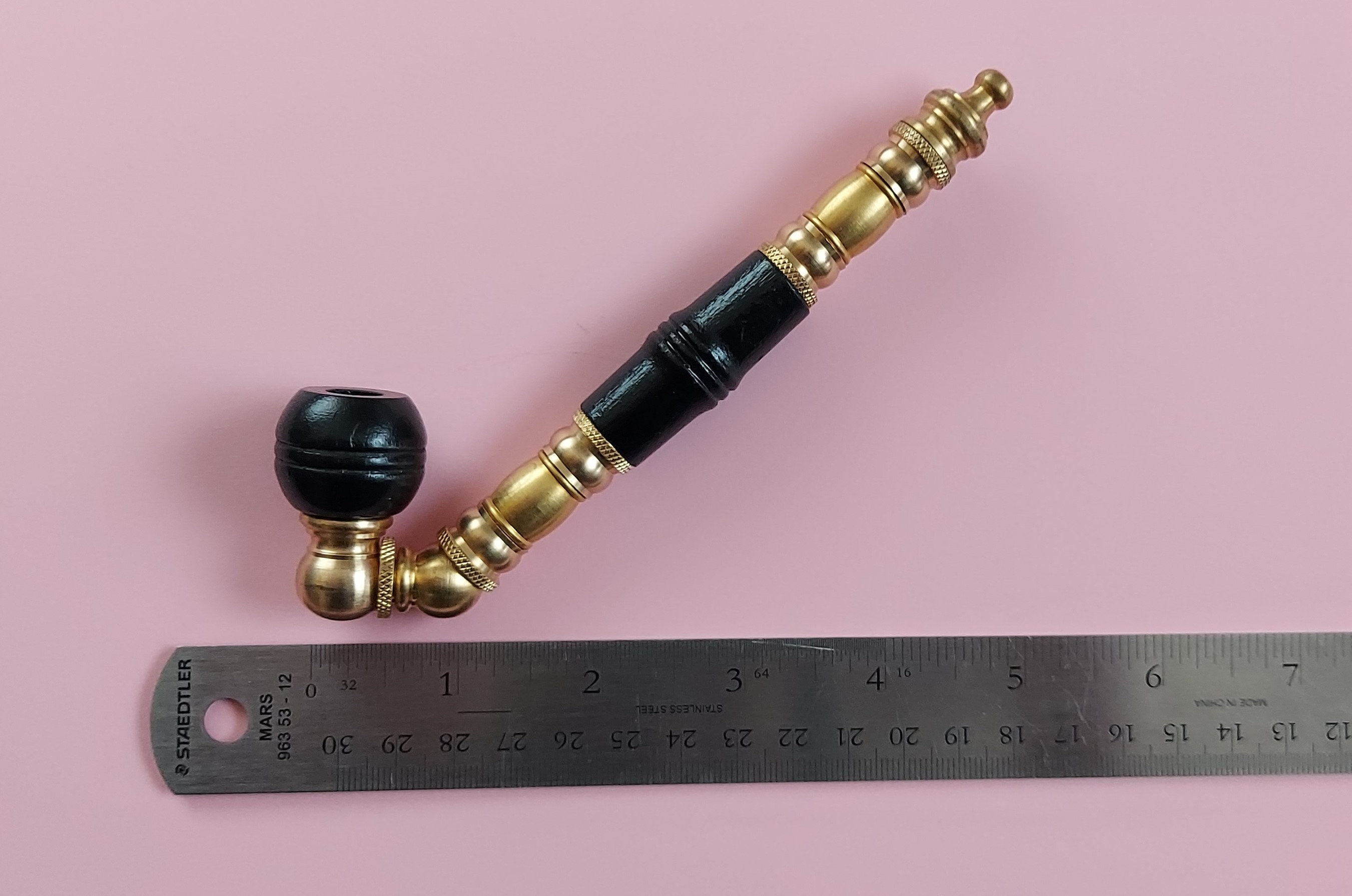 JJ Deluxe, Recreational Smoking Brass/nickel Pipe, Old School, the 70s ...