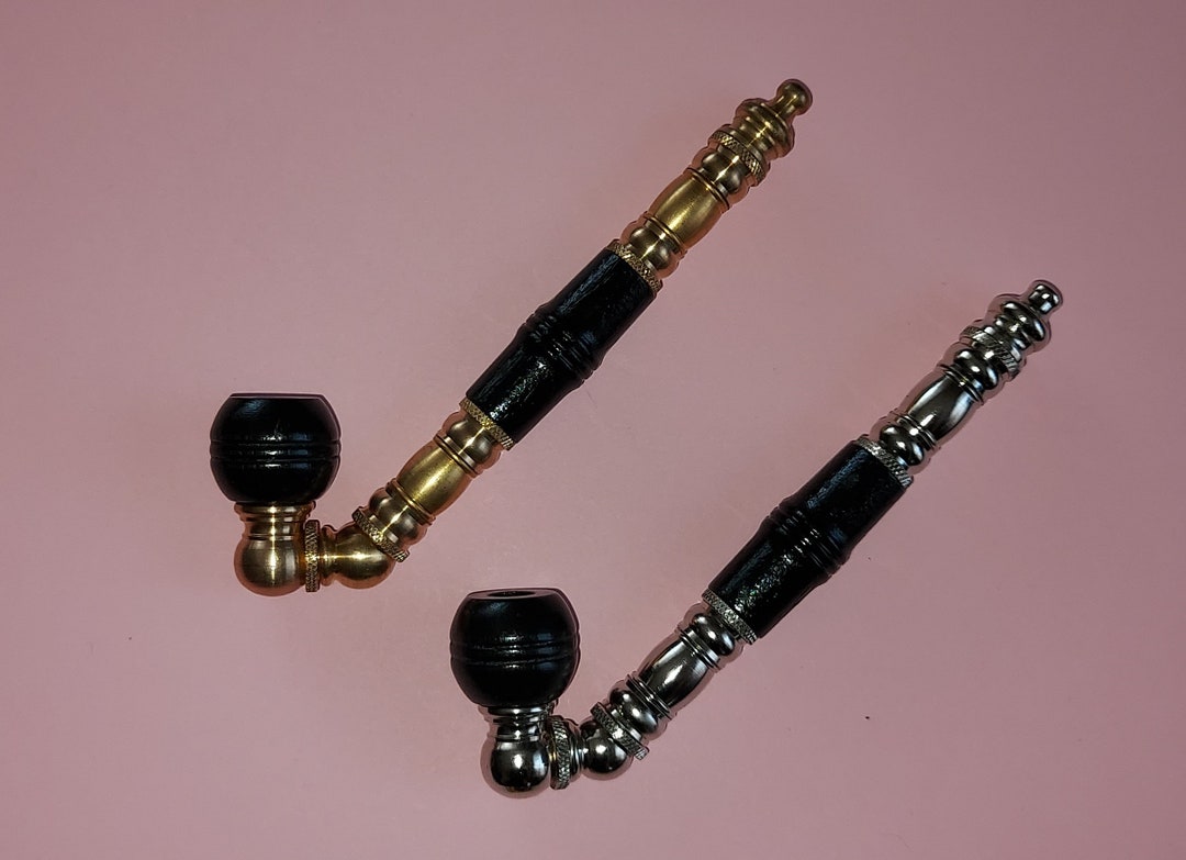JJ Deluxe, Recreational Smoking Brass/nickel Pipe, Old School, the 70s ...