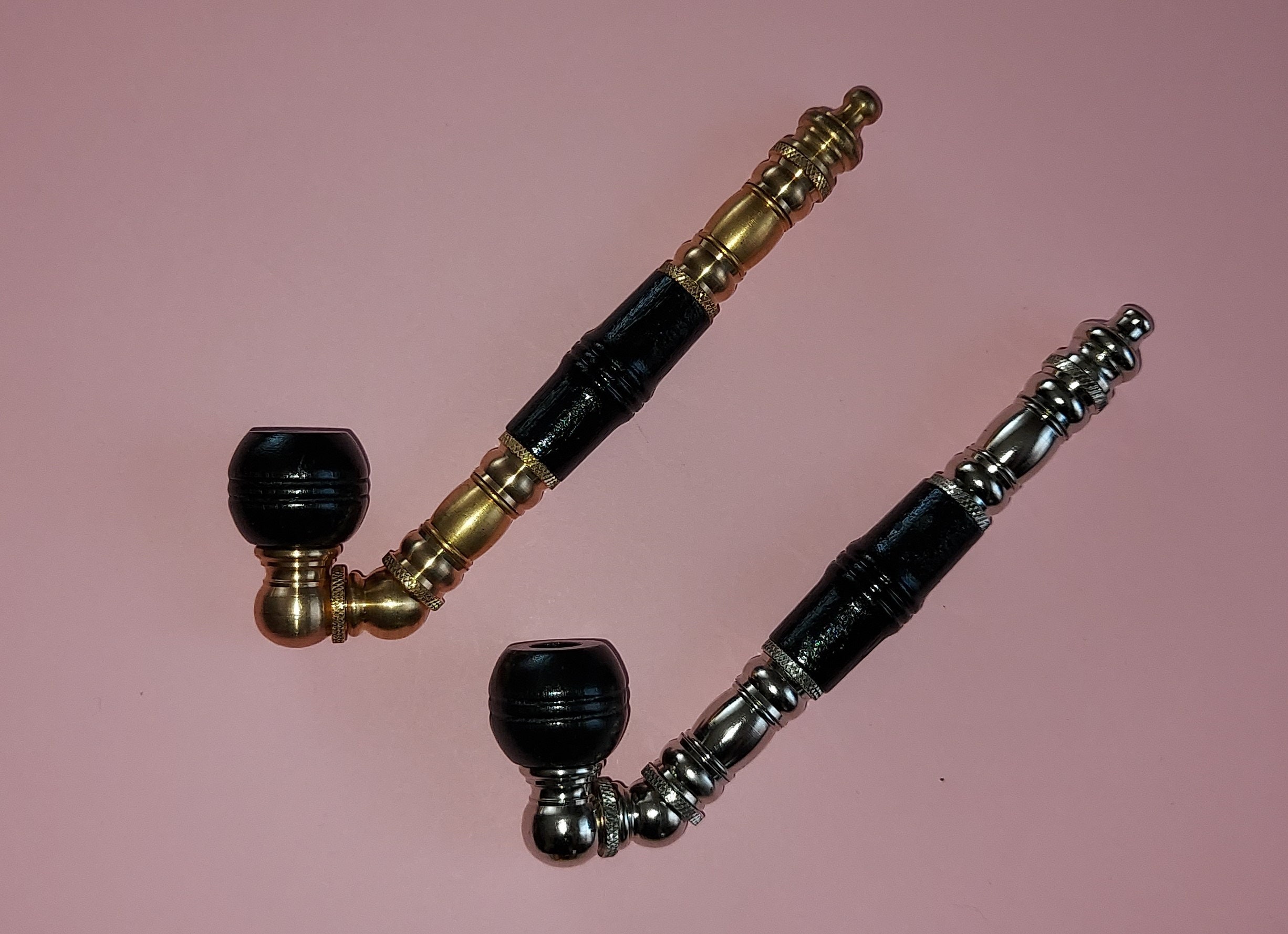 JJ Deluxe, Recreational Smoking Brass/nickel Pipe, Old School, the 70s ...