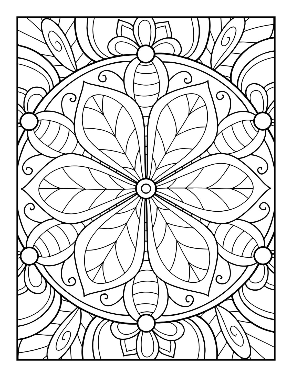 60 PAGES Adult Coloring Pages - Etsy Canada