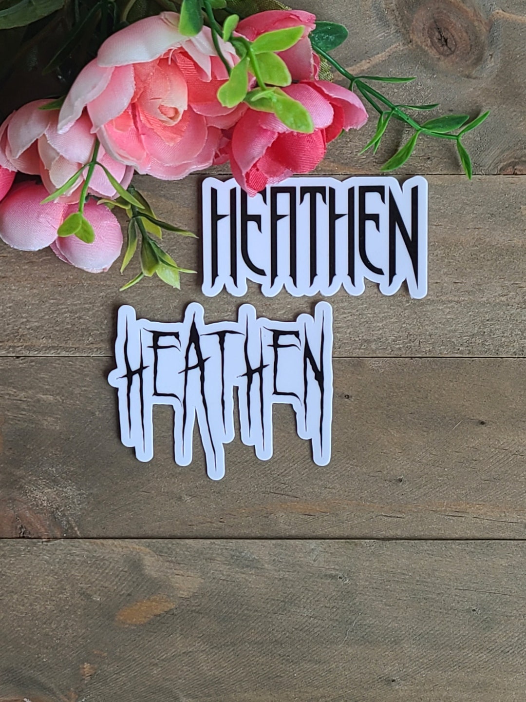 Heathen 2.5 Laminated Sticker // Decal / Laptop / Waterbottle ...