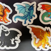 Bumblebee & Sundew Stickers || Hivewing and Leafwing || Wings of Fire ...