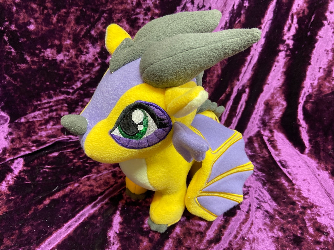 Kinkajou Rainwing Plush: Wings of Fire Handmade Dragon - Etsy