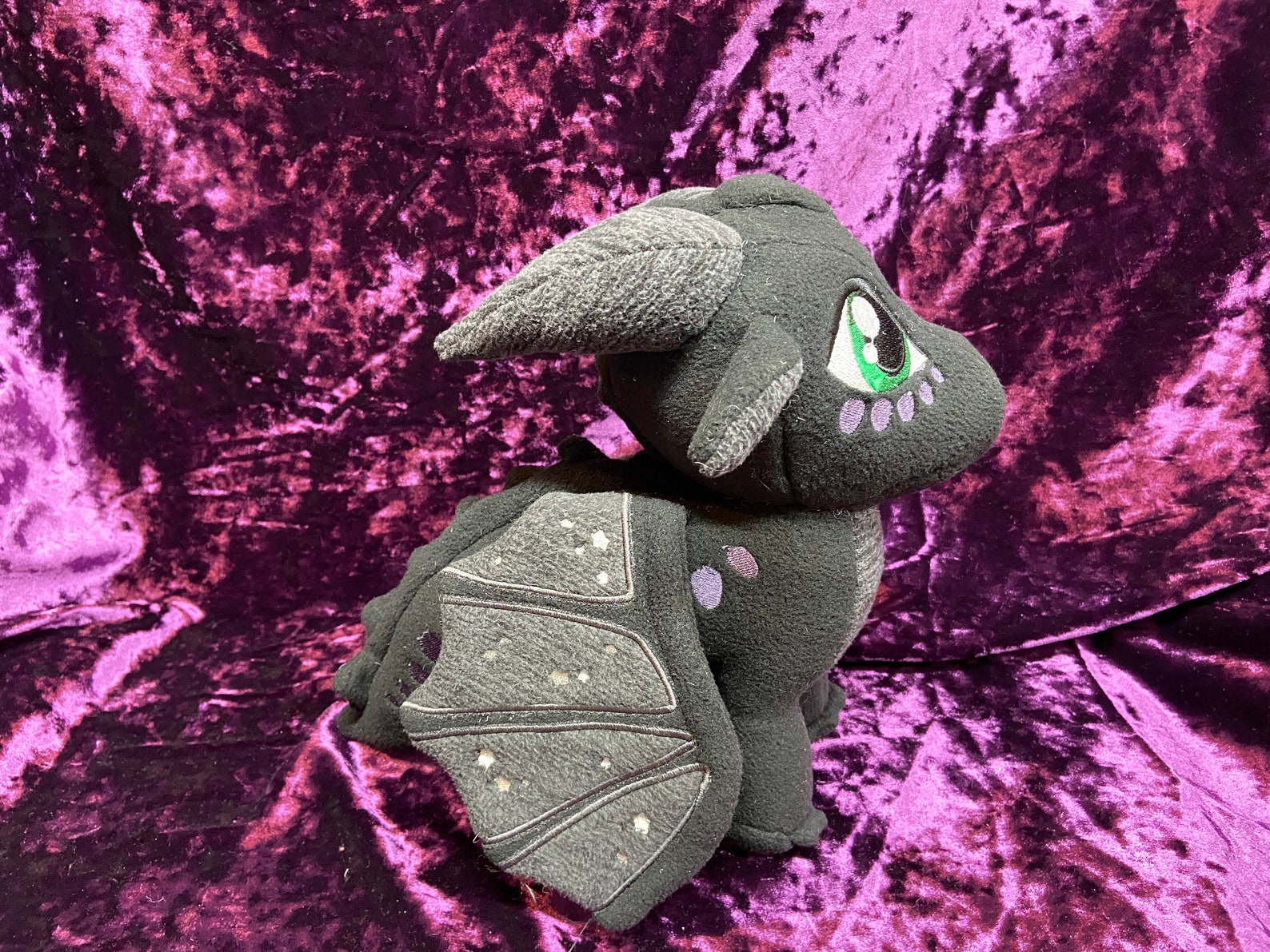 Starflight, Nightwing, Wings of Fire Handmade 11” Plush Dragon - Etsy