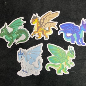 Wings of Fire Vinyl Stickers - Etsy