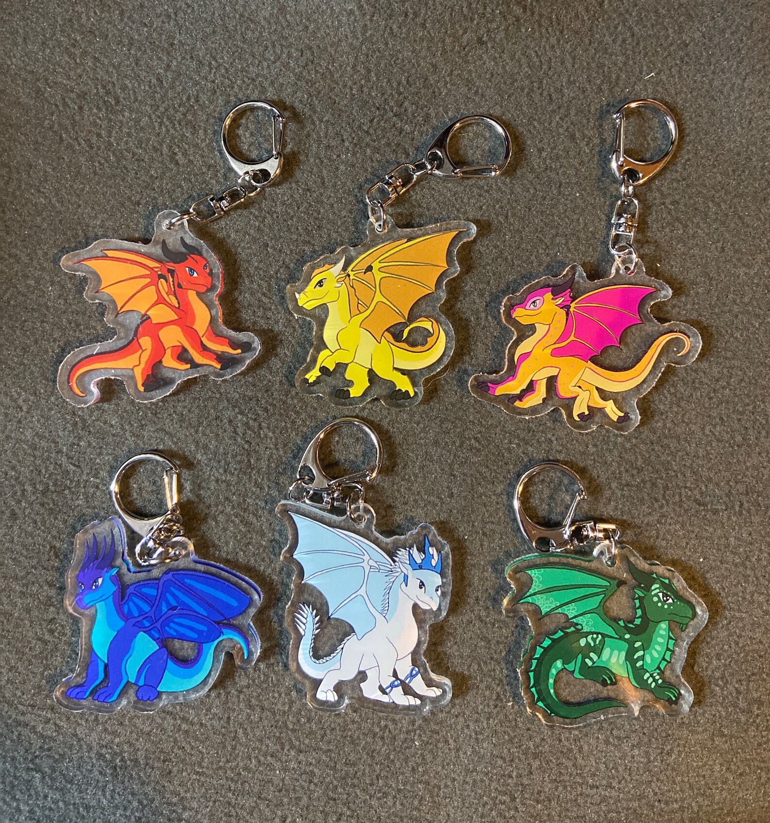 Wings of Fire Keychains - Etsy