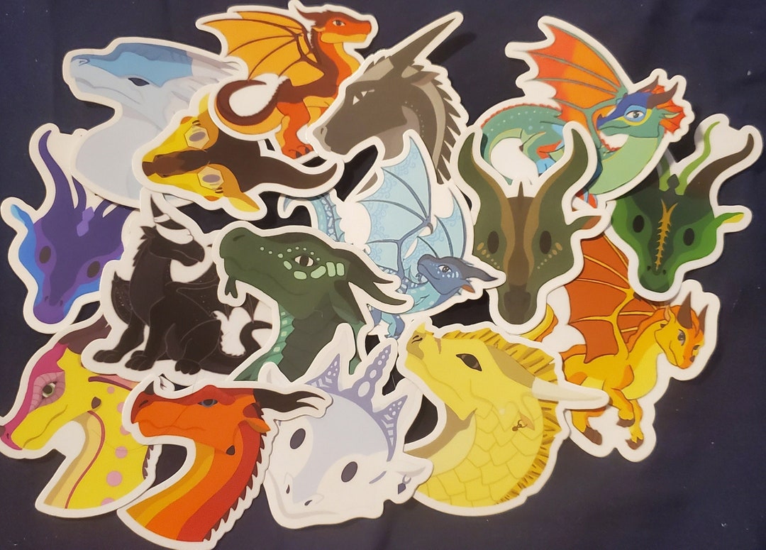 Wings of Fire Vinyl Stickers - Etsy