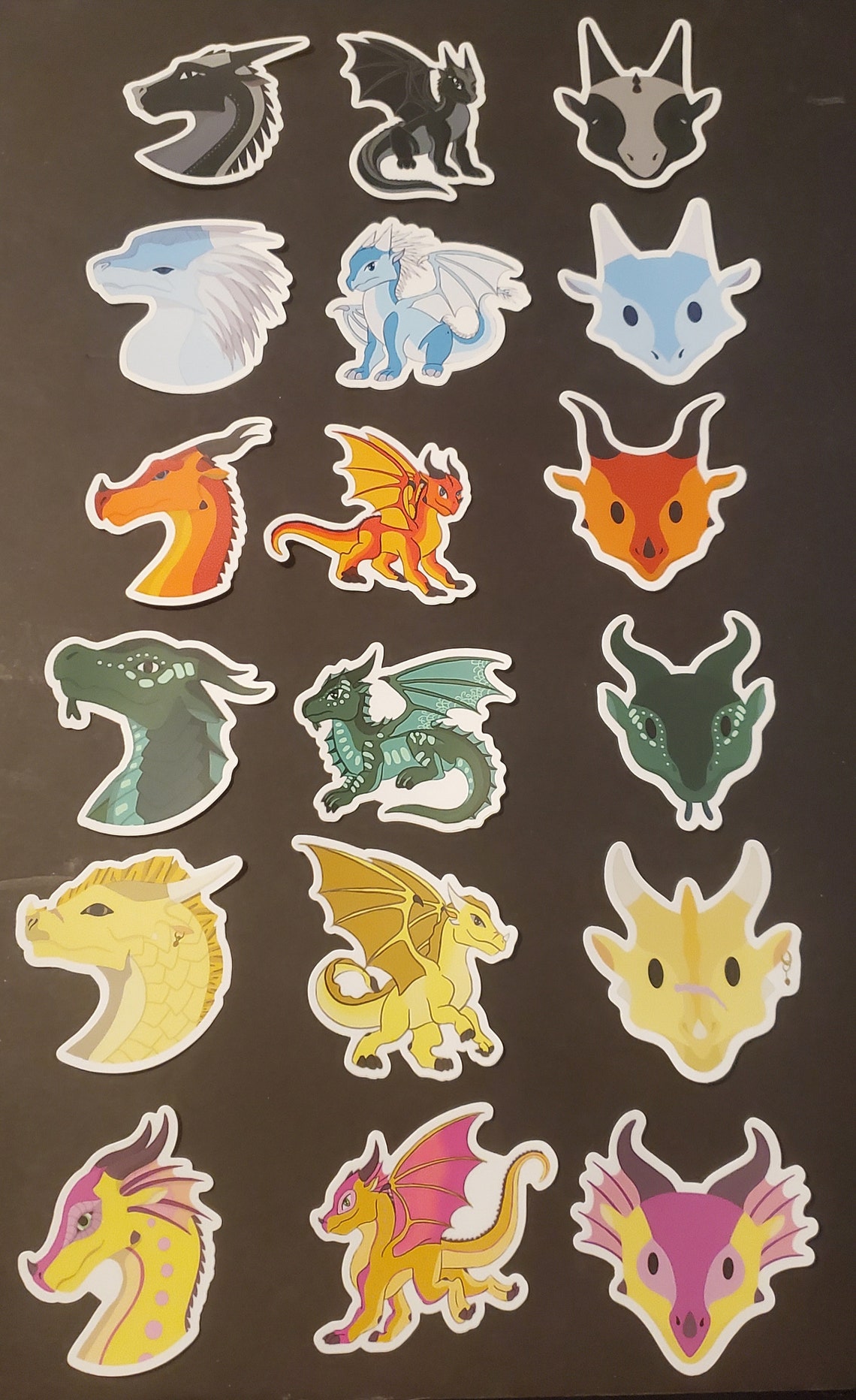 Wings of Fire Vinyl Stickers - Etsy