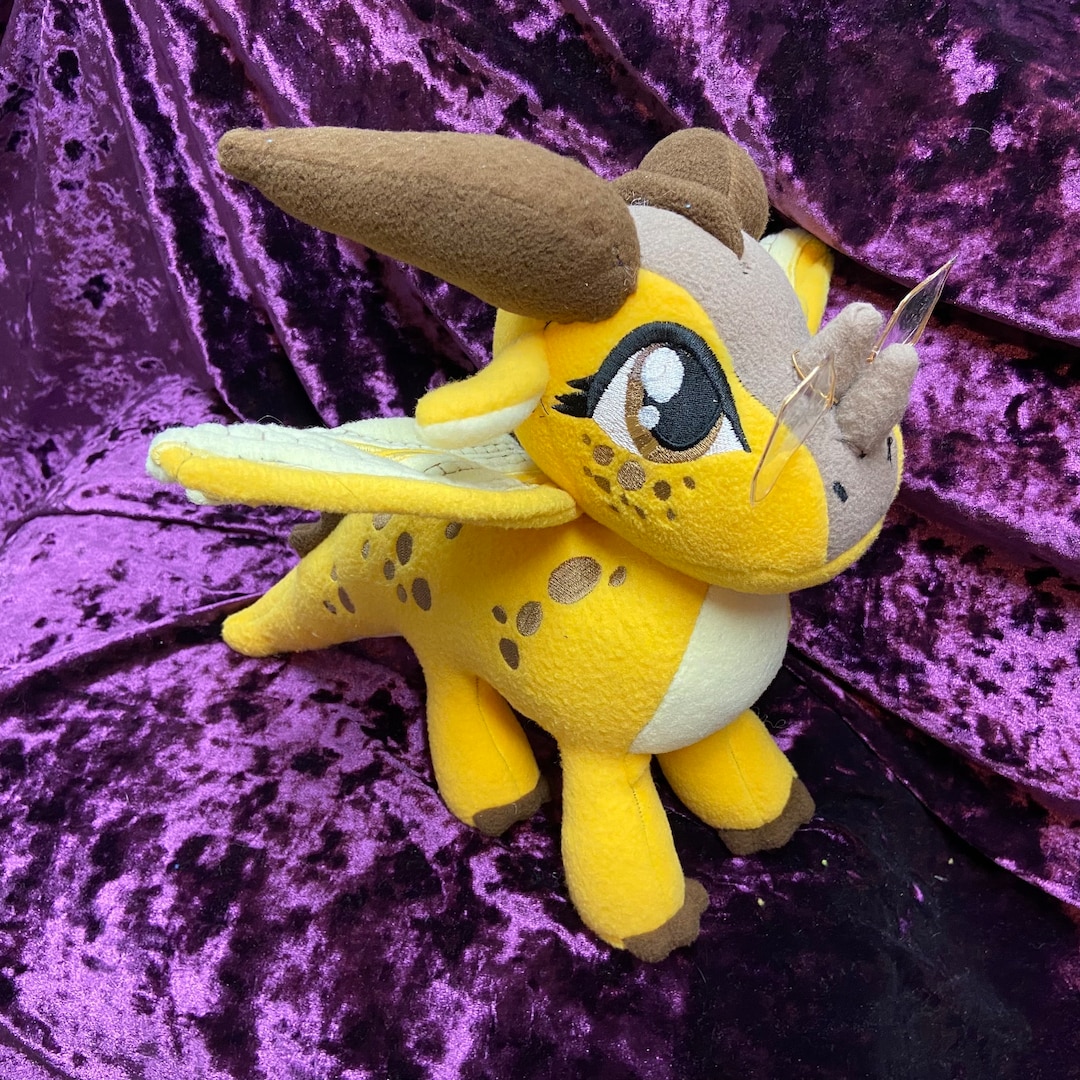 Cricket Hivewing Plush: Wings of Fire Handmade Dragon - Etsy