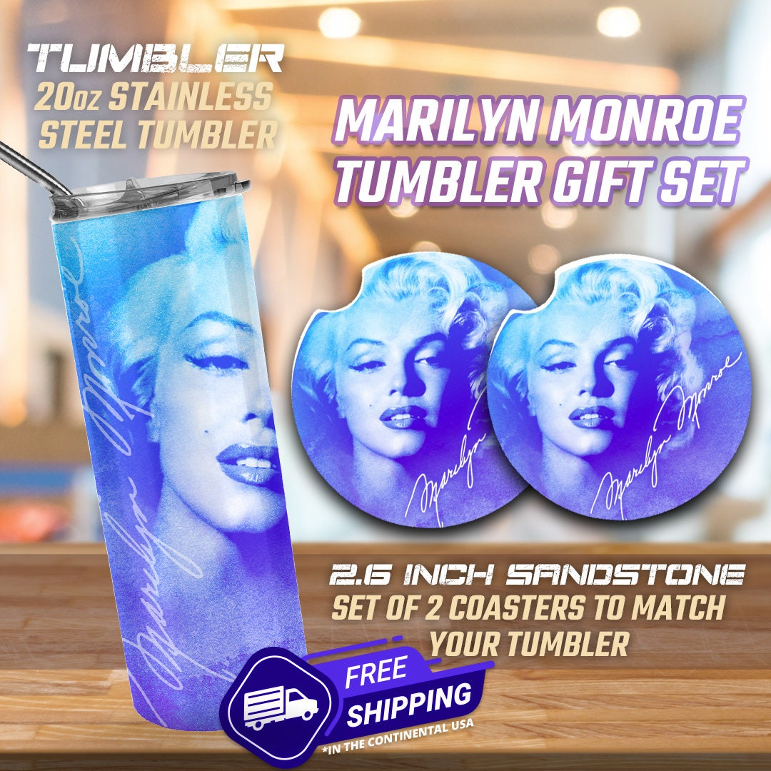 Marilyn Monroe Tumbler, Marilyn Monroe Gifts, Marilyn Monroe Car ...