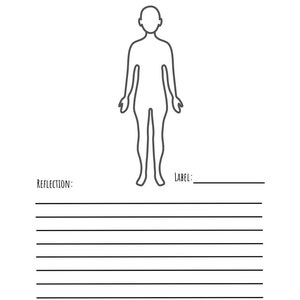 Body Scan - Awareness of Felt Sense Workbook | Self-reflection ...