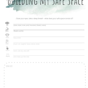 Body Scan Awareness of Felt Sense Workbook Self-reflection Mindfulness ...