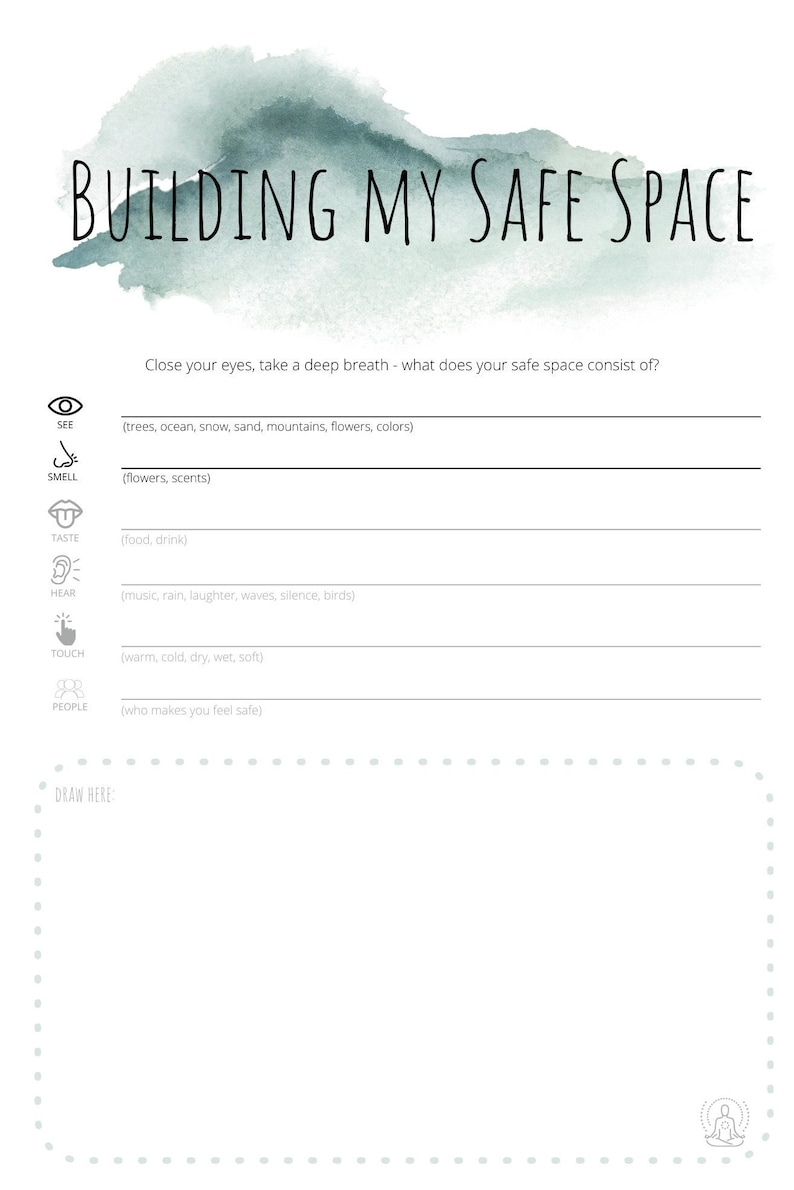 Safe Space Using Senses | Creating Safety for Kids, Teens, Adults - Etsy