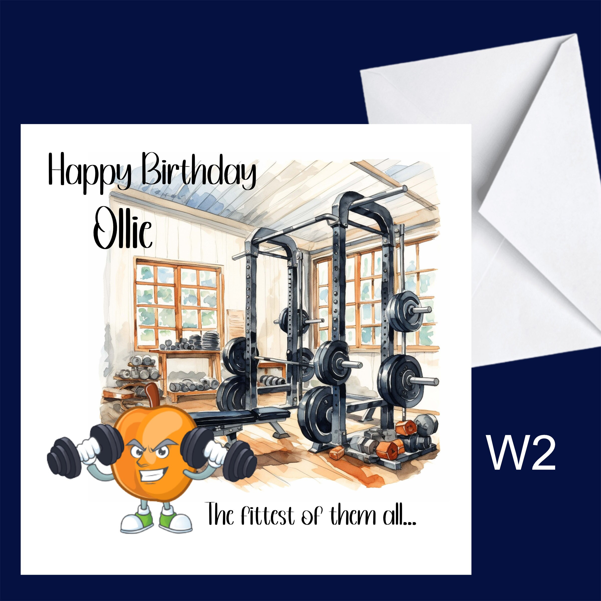 Gym Card | Funny Gym Card |weight Lifter| Keep Fit | Birthday Card ...
