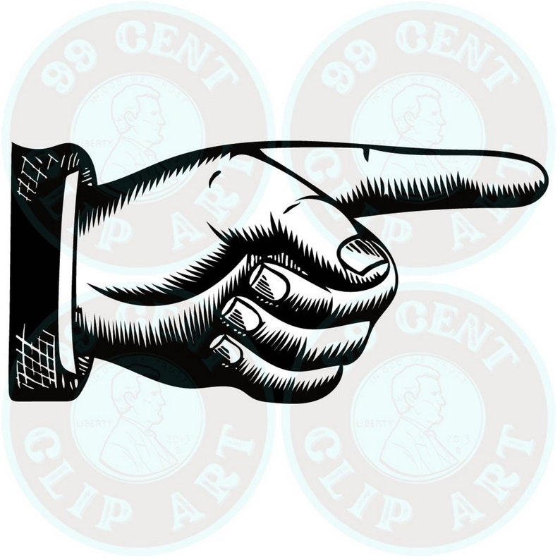 Retro Hands SVG Bundle: Classic Pointing Finger Designs - Etsy