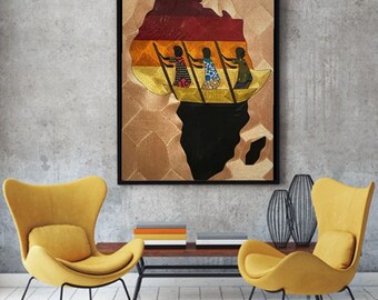 Africa String Art | Etsy