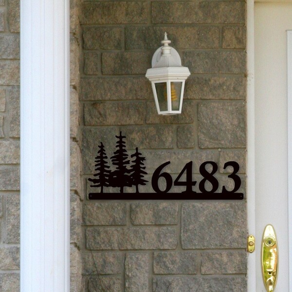 Rustic House Numbers - Etsy