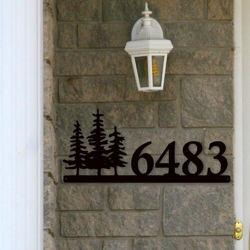 CUSTOM HOUSE NUMBERS Sign Outdoor House Number Plaque Custom - Etsy