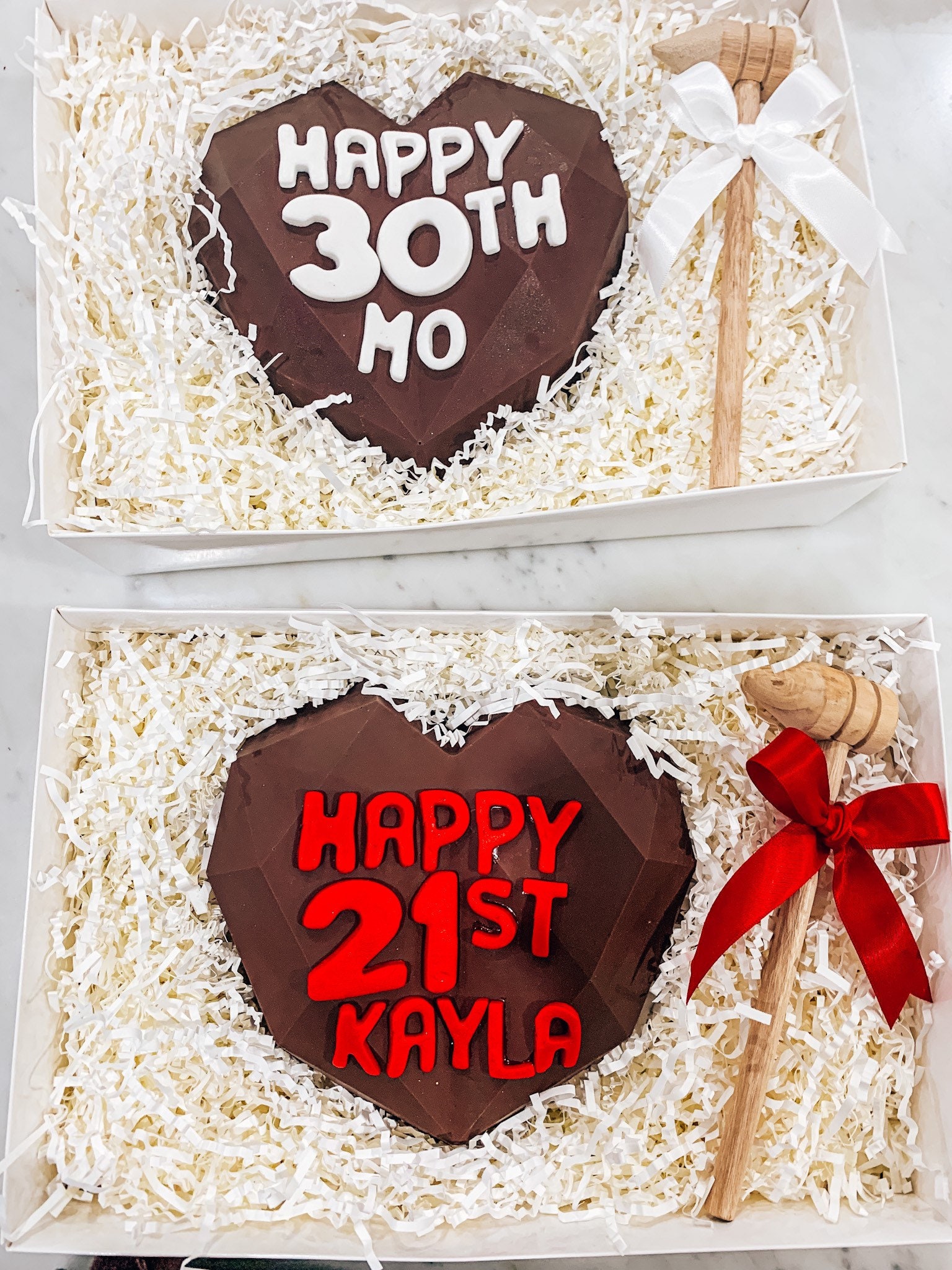 Heart Smash Box Smashable Heart Lollies and Chocolates Birthday Gift ...