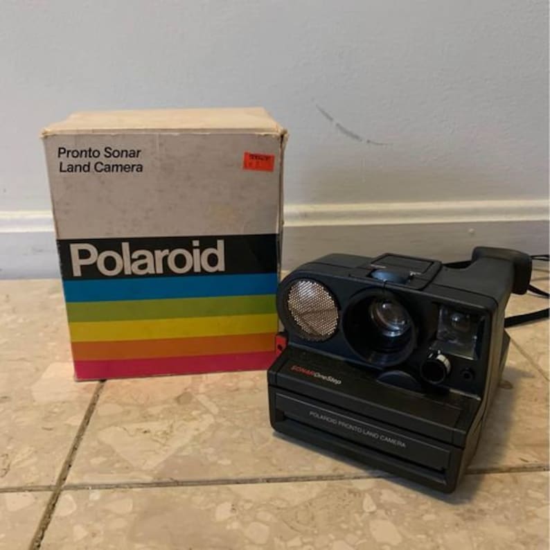 ON SALE NOW - Vintage Polaroid Pronto Sonar Onestep Instant Film Land ...