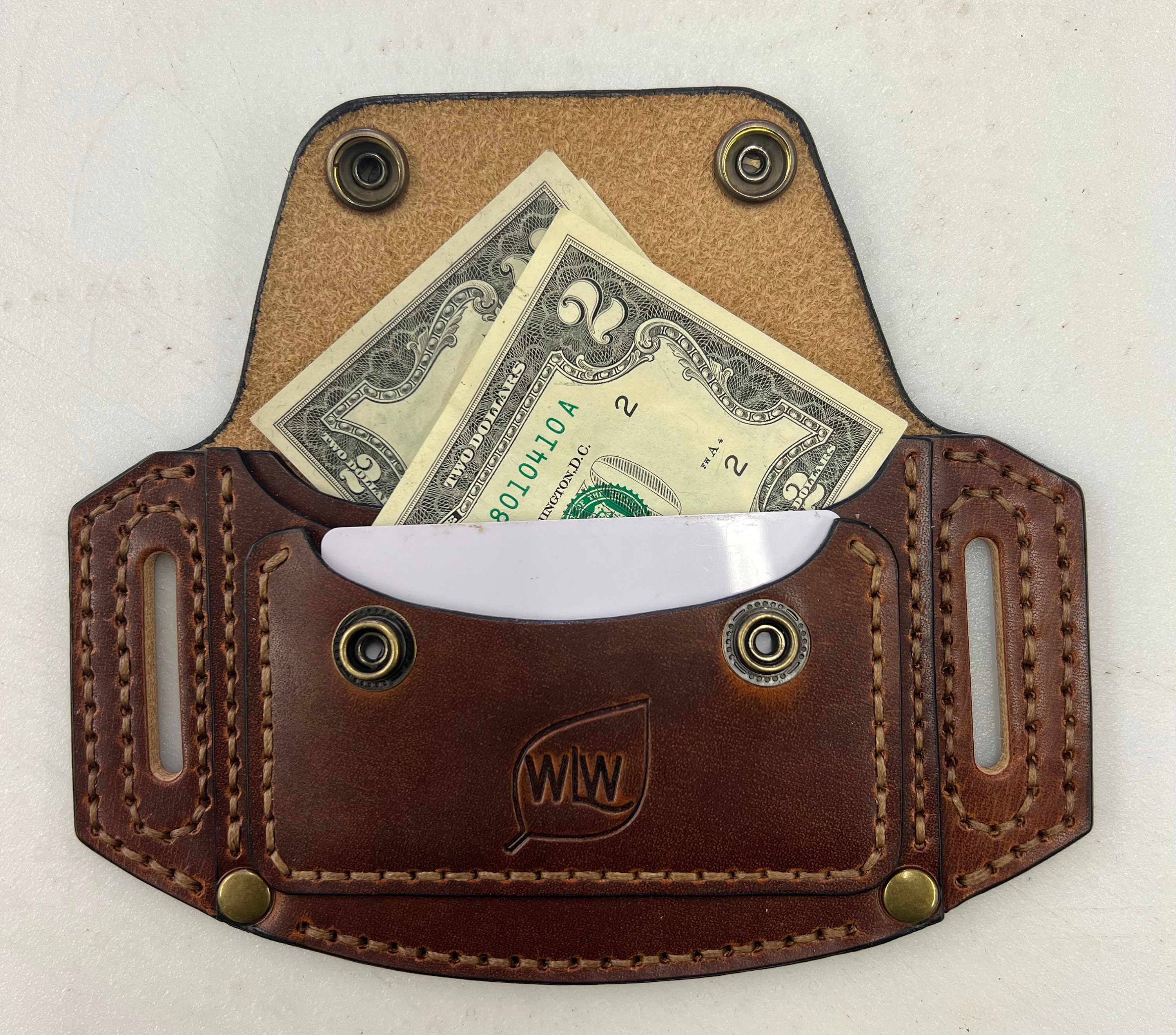 Leather Belt Wallet - Etsy