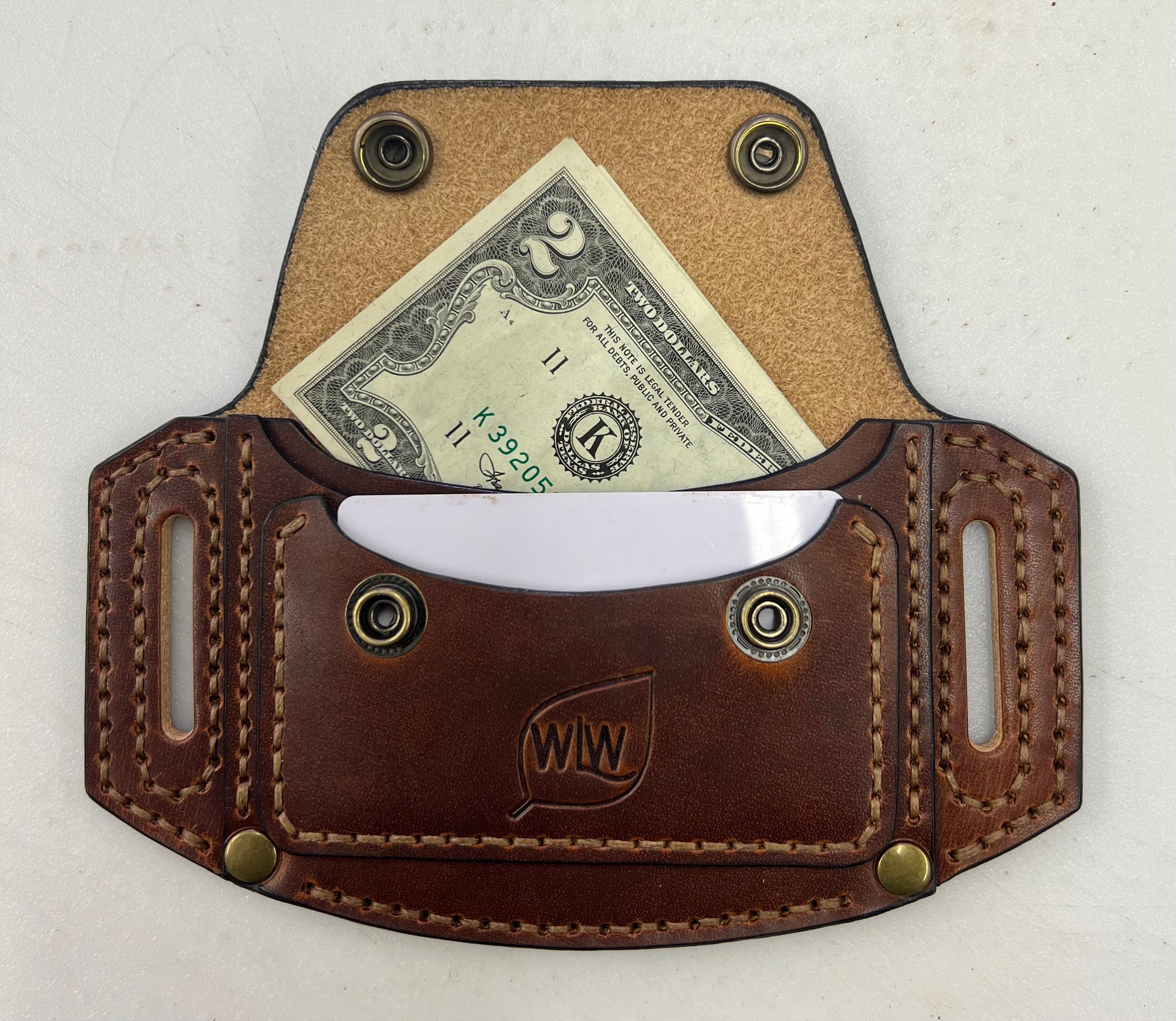 Leather Belt Wallet - Etsy