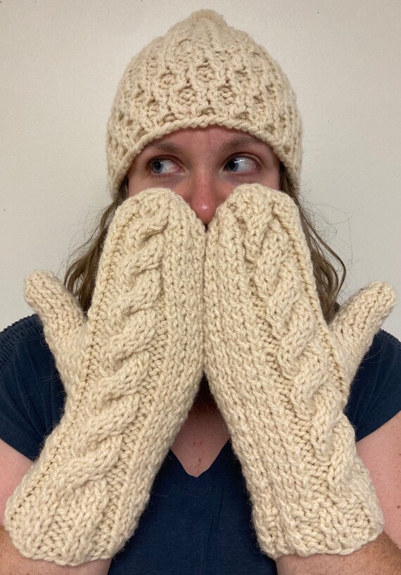 Hat & Mitten/glove Sets - Etsy