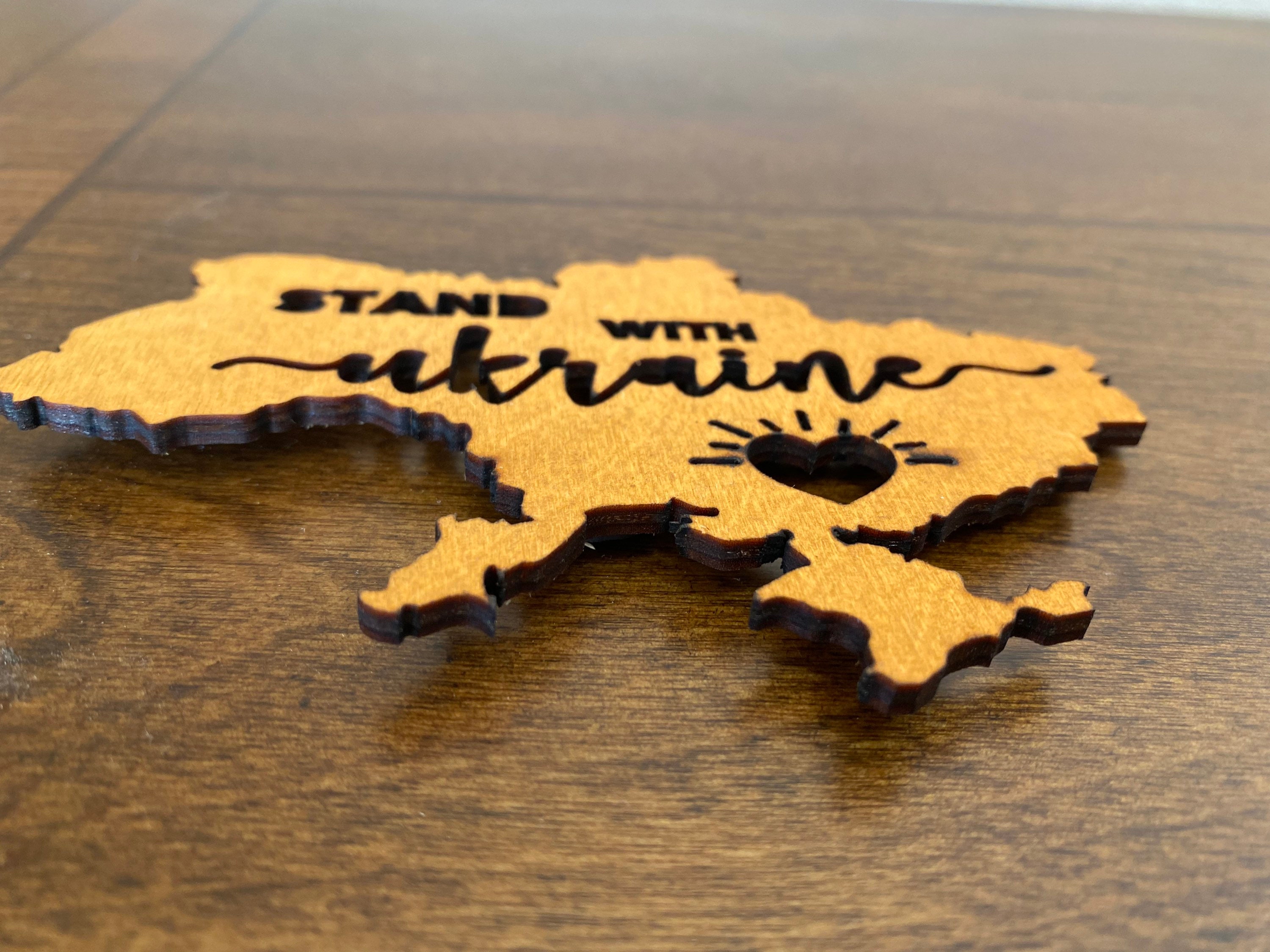 Stand With Ukraine Fridge Magnet Custom Fridge Magnet - Etsy